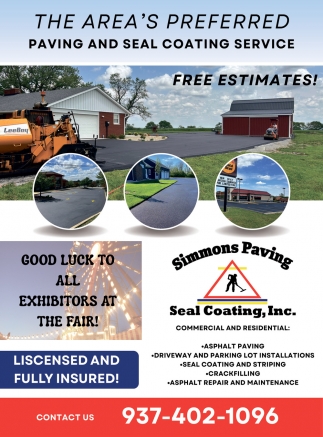 Seal Coating, Simmons Paving , Hillsboro, OH